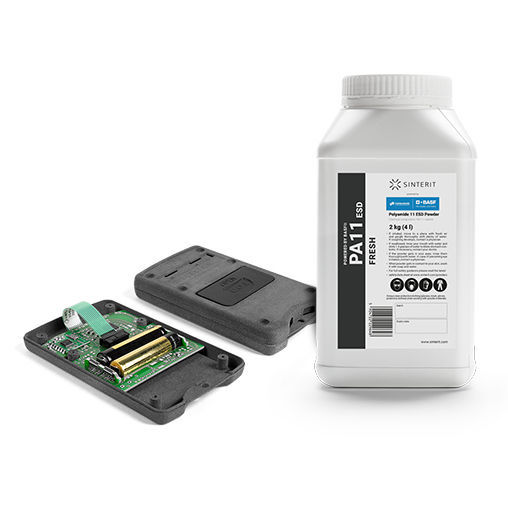 Nylon PA12 - PA11 ESD - Sinterit - heat-resistant / bio-sourced / SLS
