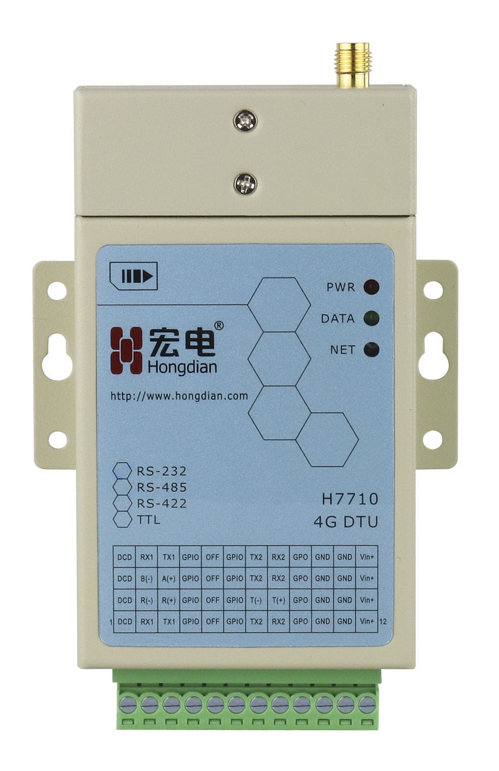 Data modem - H7710 - Hongdian Corporation - wireless / cellular / DTU