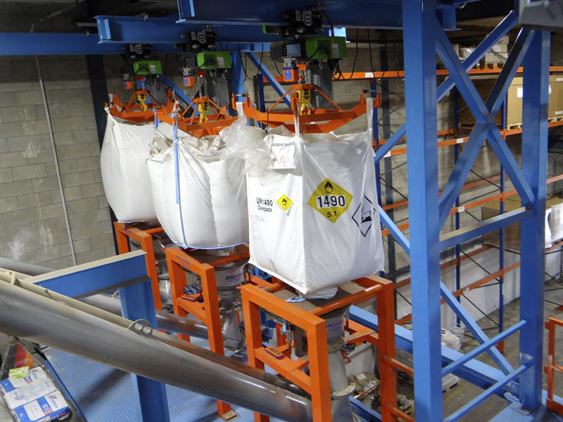 Bag emptying system - BBV series - Equipos y Procesos Levante