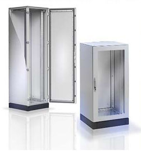 Floor-mounted network cabinet - TECNOSTEEL - IK10 / IP55