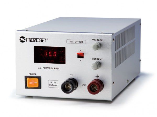 AC/DC power supply - LT 430 - Microset - adjustable / switching / with ...