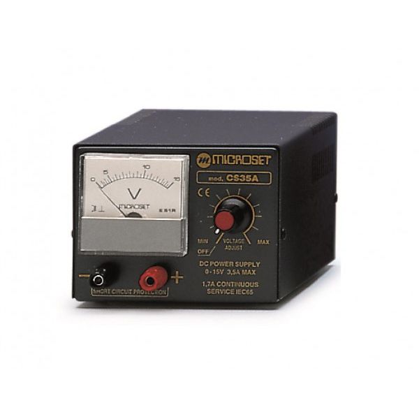 AC/DC power supply - PS 105A - Microset - adjustable / stabilized / linear