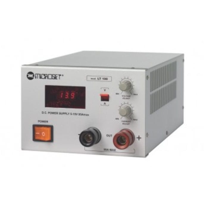Tabletop power supply - LT 190 - Microset - AC/DC / stabilized / adjustable