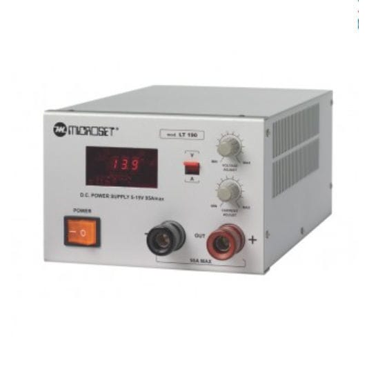 Tabletop power supply - LT 430 - Microset - AC/DC / stabilized / adjustable