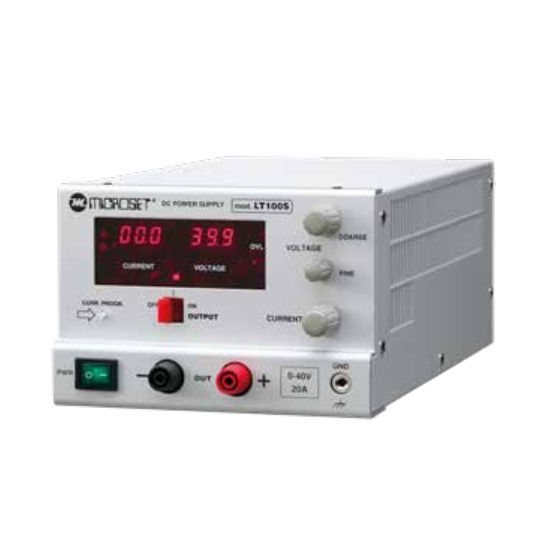 Tabletop power supply - LT 100S - Microset - AC/DC / dual-output ...