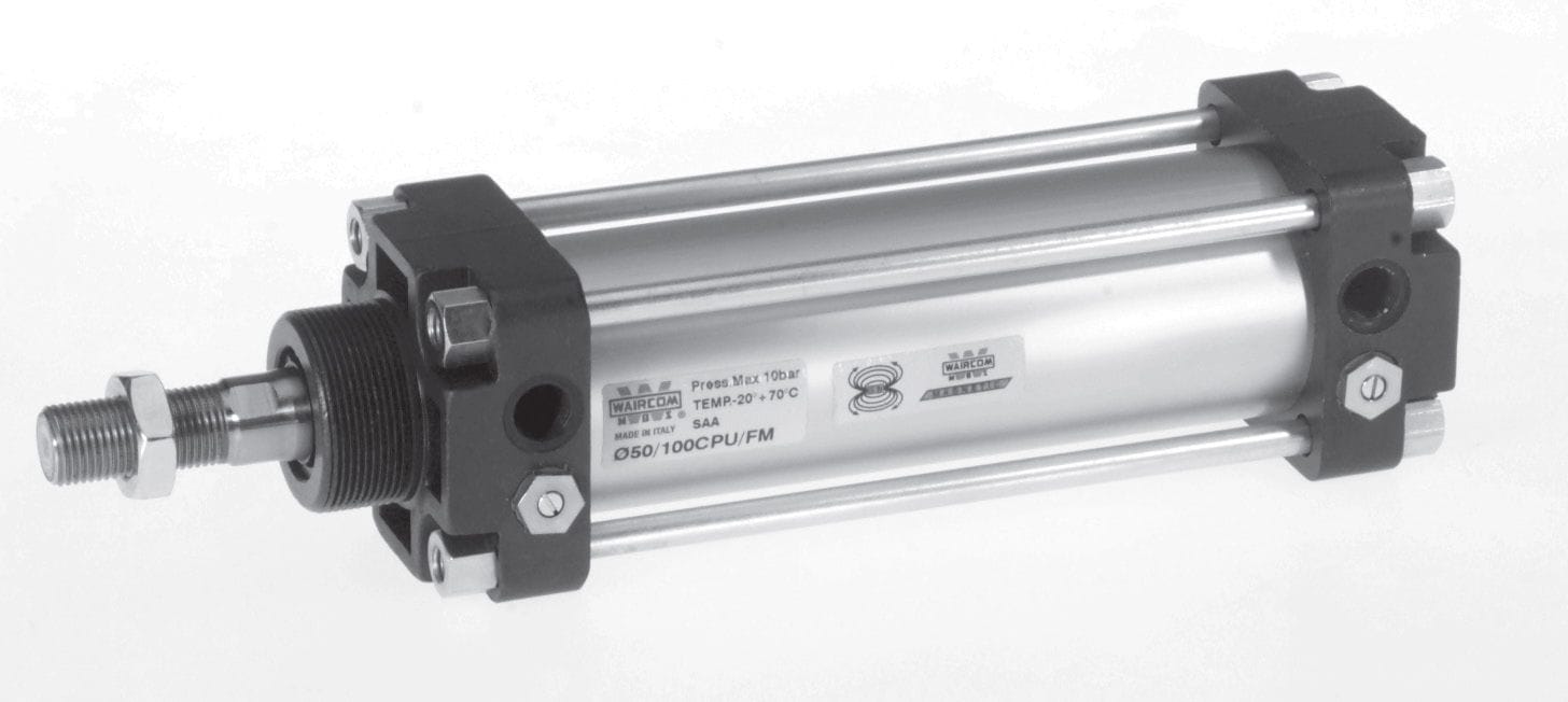 Pneumatic cylinder - CPU series - Waircom - magnetic piston / with ...