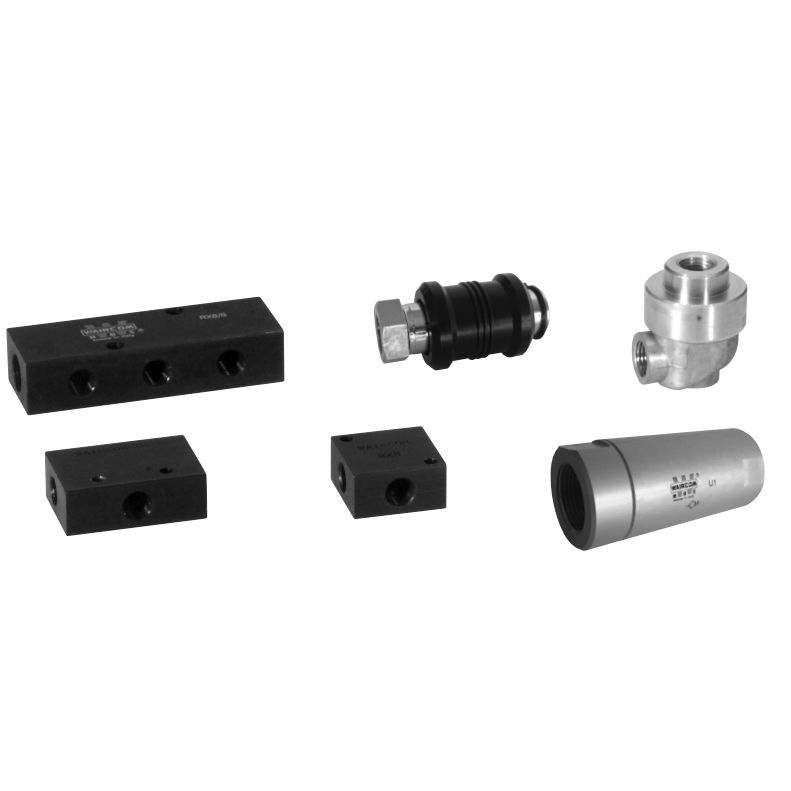 Shuttle check valve - D series - Waircom - aluminium / pneumatic