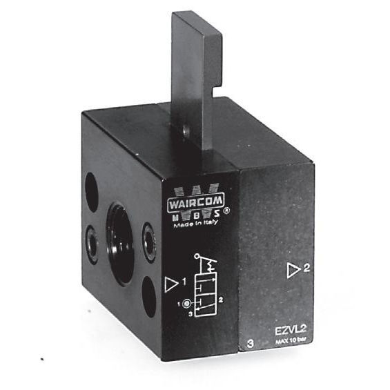 Shut-off valve - EZVL series - Waircom - slide / pneumatically-operated ...