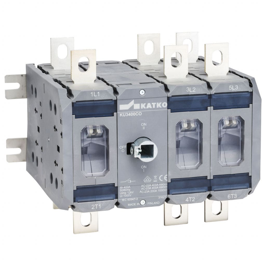 3-pole changeover switch - KU 3400CO LVK228LKX150 - KATKO