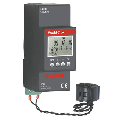 Surge current counter - ProSEC II+ - Raycap - digital / electronic ...
