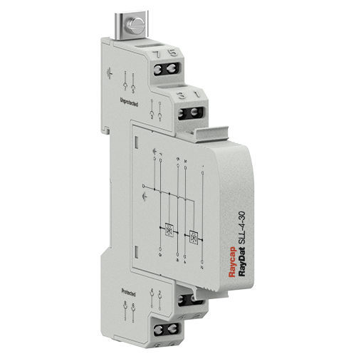 Modular surge protector - RayDat SLL-4 - Raycap - DIN rail / low-voltage