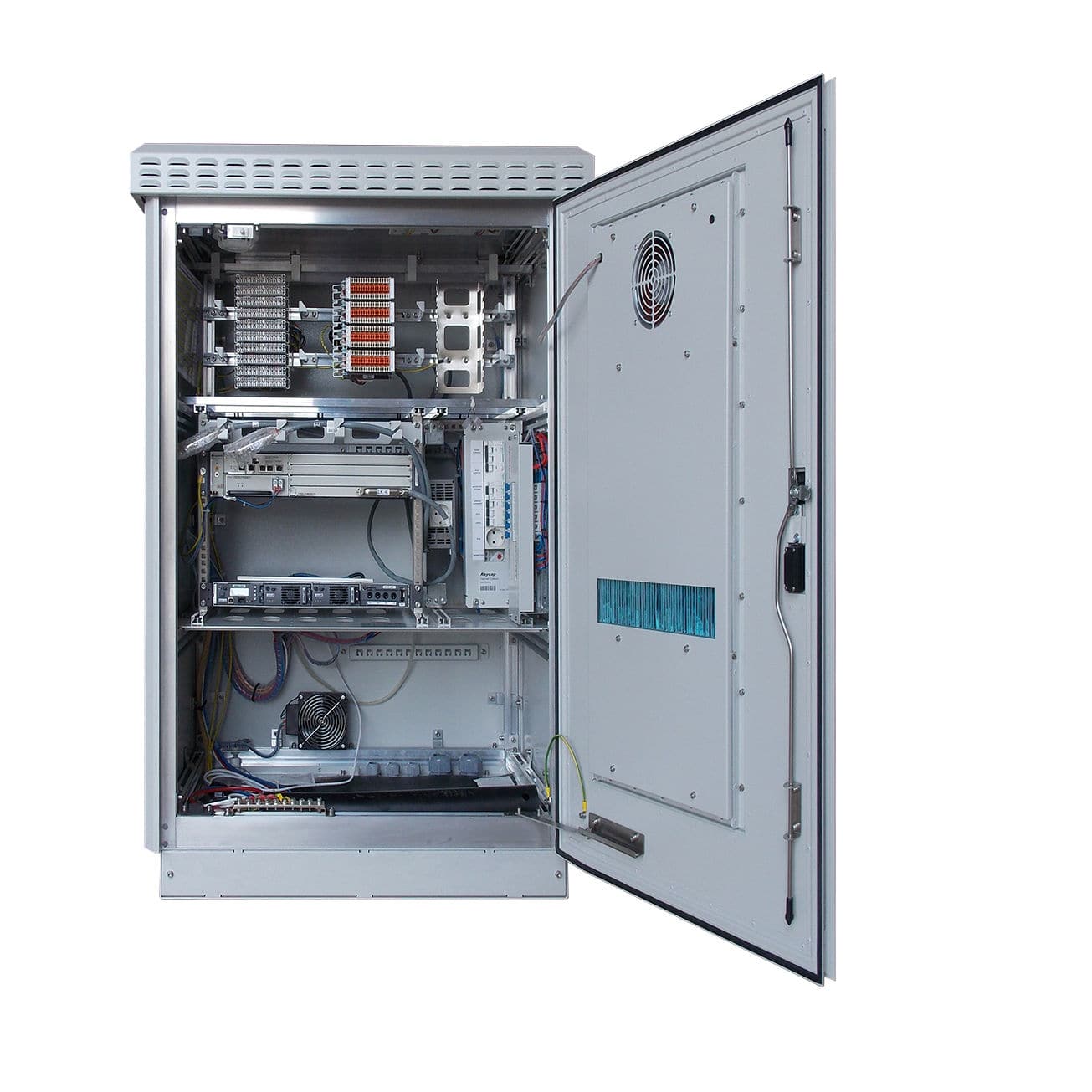 Outdoor electric cabinet - RCAB-OD 1657 - Raycap - with door