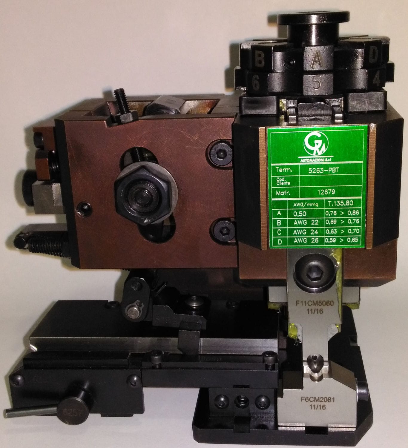 Wire crimp applicator - GM67 - GM AUTOMAZIONI - automatic / side feed