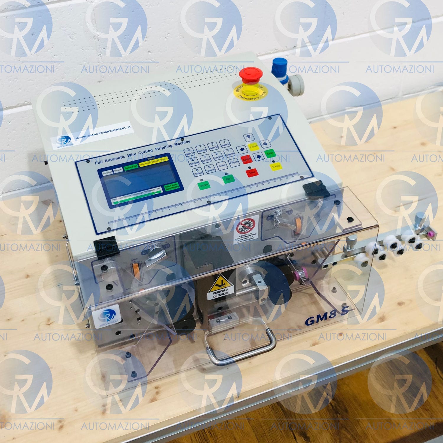 Electrical wire cutting and stripping machine - GM8S - GM AUTOMAZIONI ...
