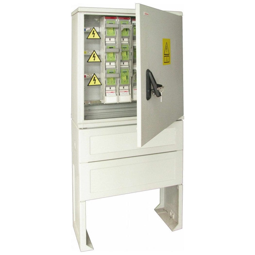 Electric cabinet with post - Federal Elektrik - metal