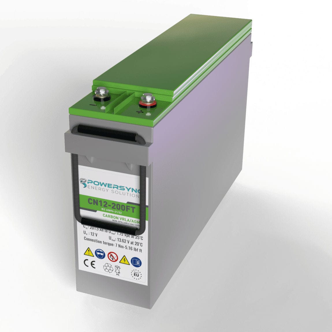 VRLA battery - CN12-200FT - POWERSYNC Energy Solutions - rectangular ...