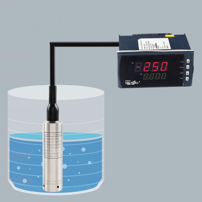 Hydrostatic level transmitter - HPT604-A - Holykell - for liquids / 4 ...