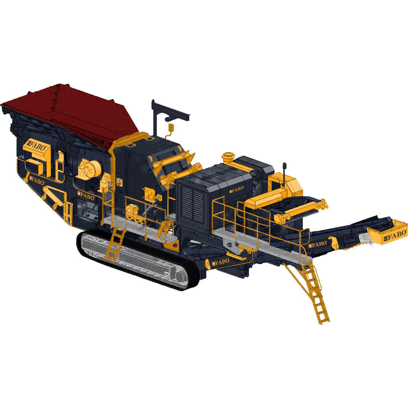 Impact crushing and screening plant - FTI-110 - Fabo Crushing Screening ...