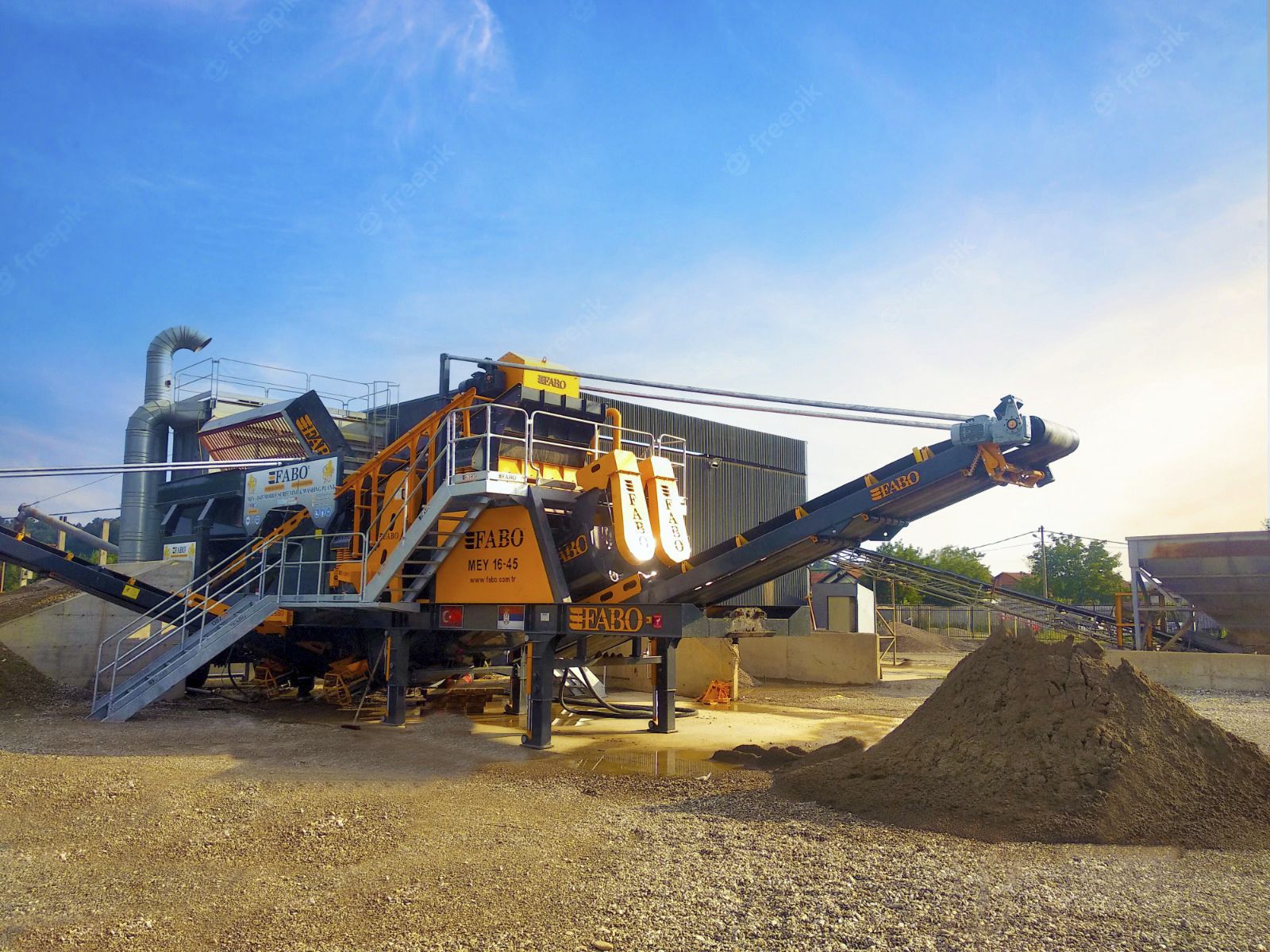 Washer screening unit - MEY-1645 SAND - Fabo Crushing Screening ...
