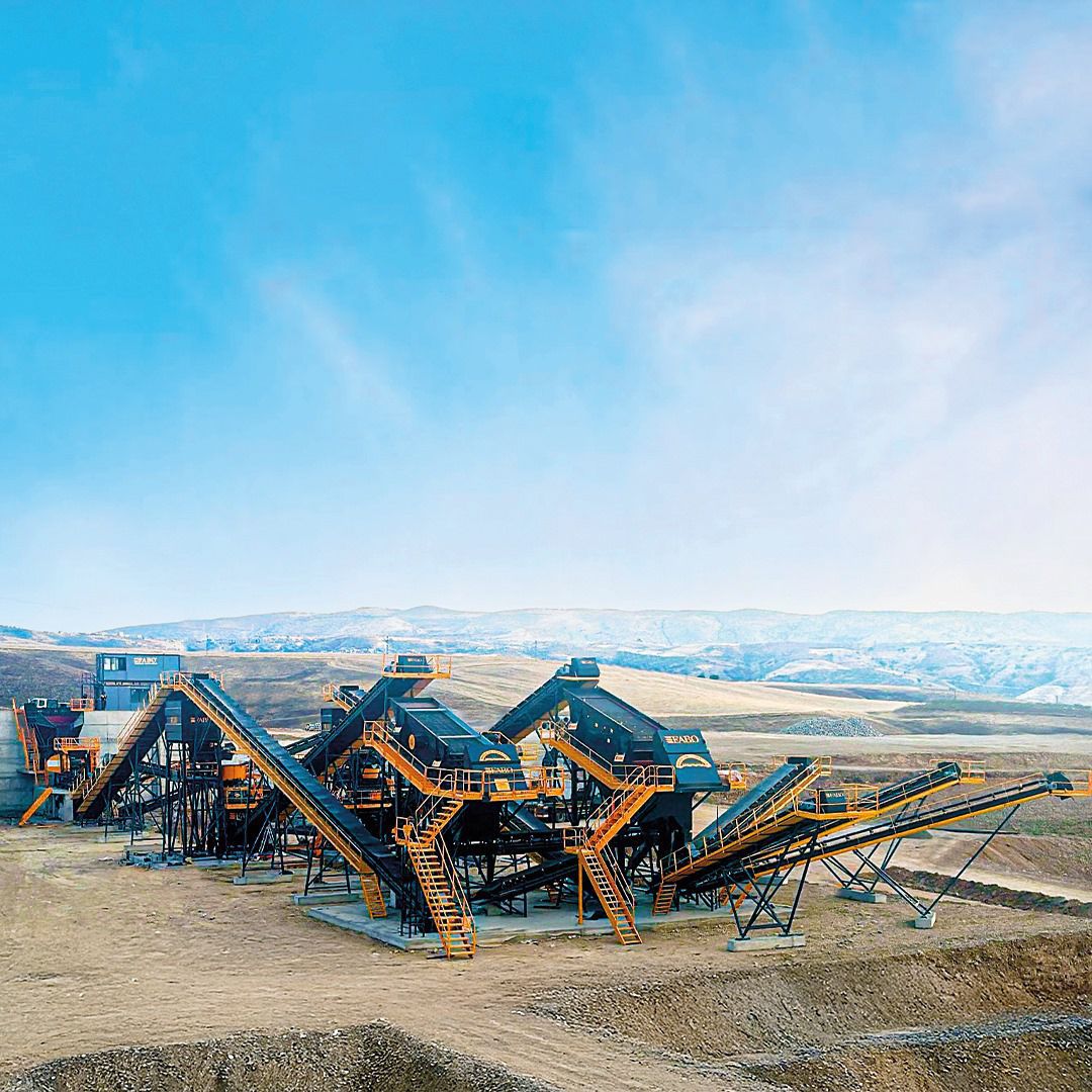 Jaw crushing and screening plant - Fabo Crushing Screening & Concrete Plants - stationary / high ...