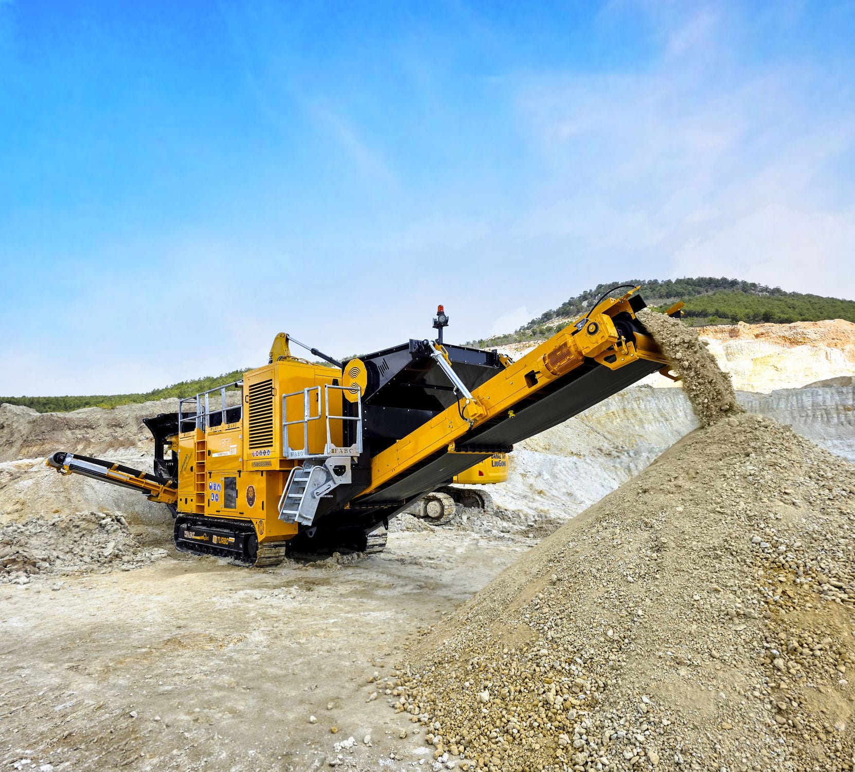 Impact crusher - FTI-110 - Fabo Crushing Screening & Concrete Plants - mobile / compact / high ...