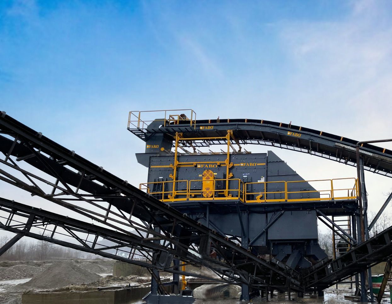 Vibrating screening machine - HTE 22-60 - Fabo Crushing Screening ...