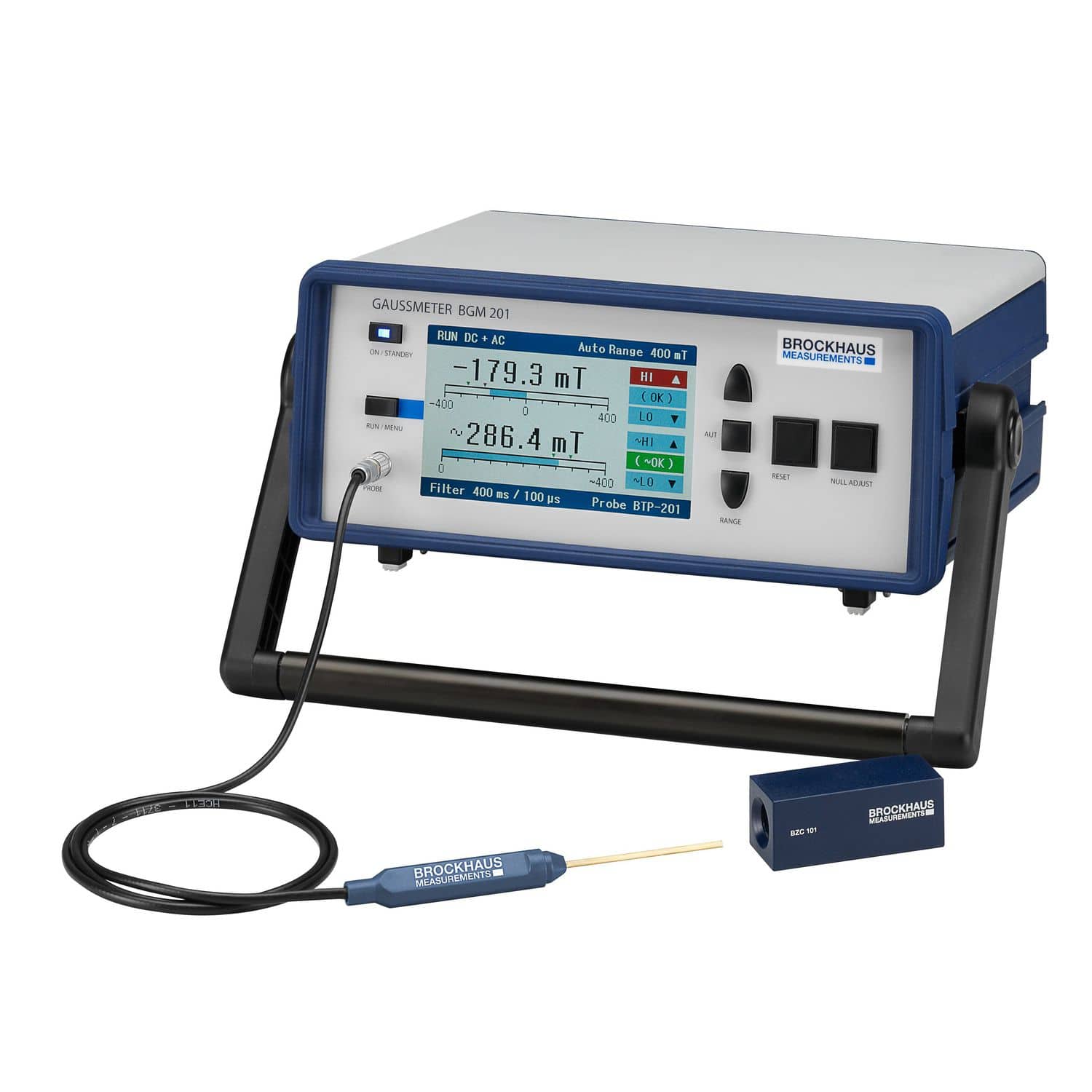 Teslameter gaussmeter - BGM 201 - Brockhaus - portable / USB / digital