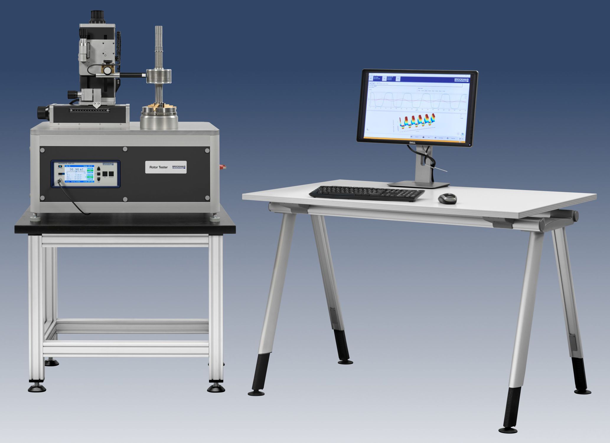 Rotor tester - RMA 01 - Brockhaus - magnetic field / industrial ...