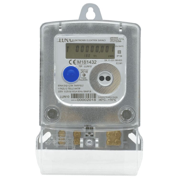 Single-phase electric energy meter - LUN10F - Luna Elektrik - wall ...