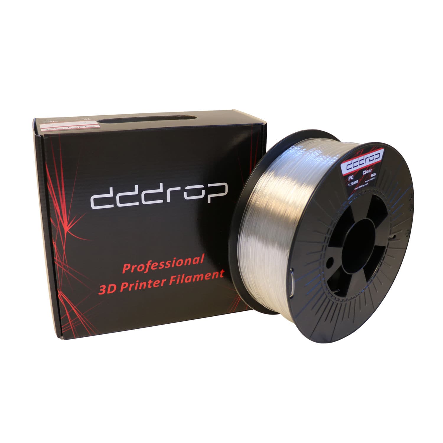 3D printer PC filament - dddrop - 1,75 mm / white / impact-resistant