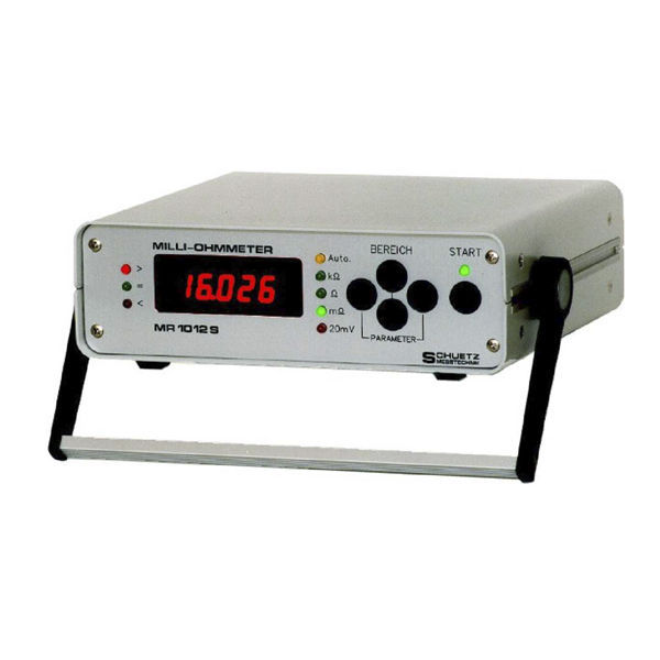 Digital milliohmmeter - MR 1012 S - SCHUETZ - portable / bench-top / rugged