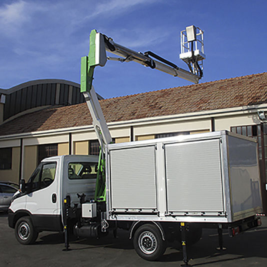 Van-mounted telescopic boom lift - X VAN 14| 2| 6.2 - CO.ME.T. Officine ...
