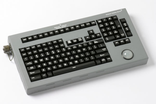 Panel-mount keyboard - MRI-1589-001 - Devlin - desktop / with trackball ...