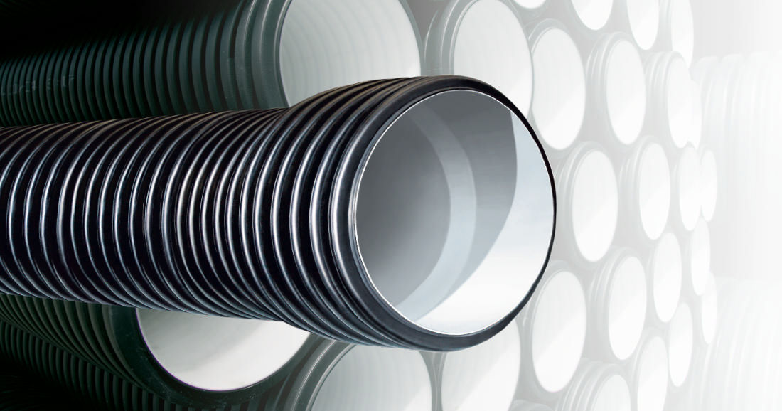 PP tube - STABIL TWIN ECO SN16 - Stabilplastic SPA - corrugated