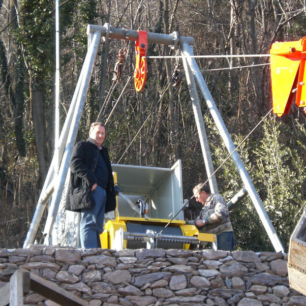 Electric winch - Lew 300-600 - greifenberg teleferiche - wire rope ...
