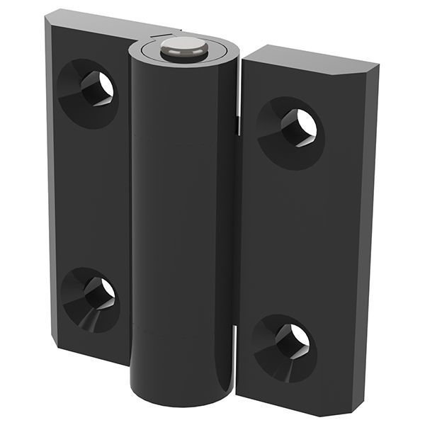 Galvanised steel hinge - 1.33.68.0002 - Milper sas - non-detachable