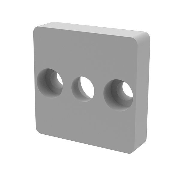 Aluminum profile fastener - 1.21.02.0003 - Milper sas - aluminum