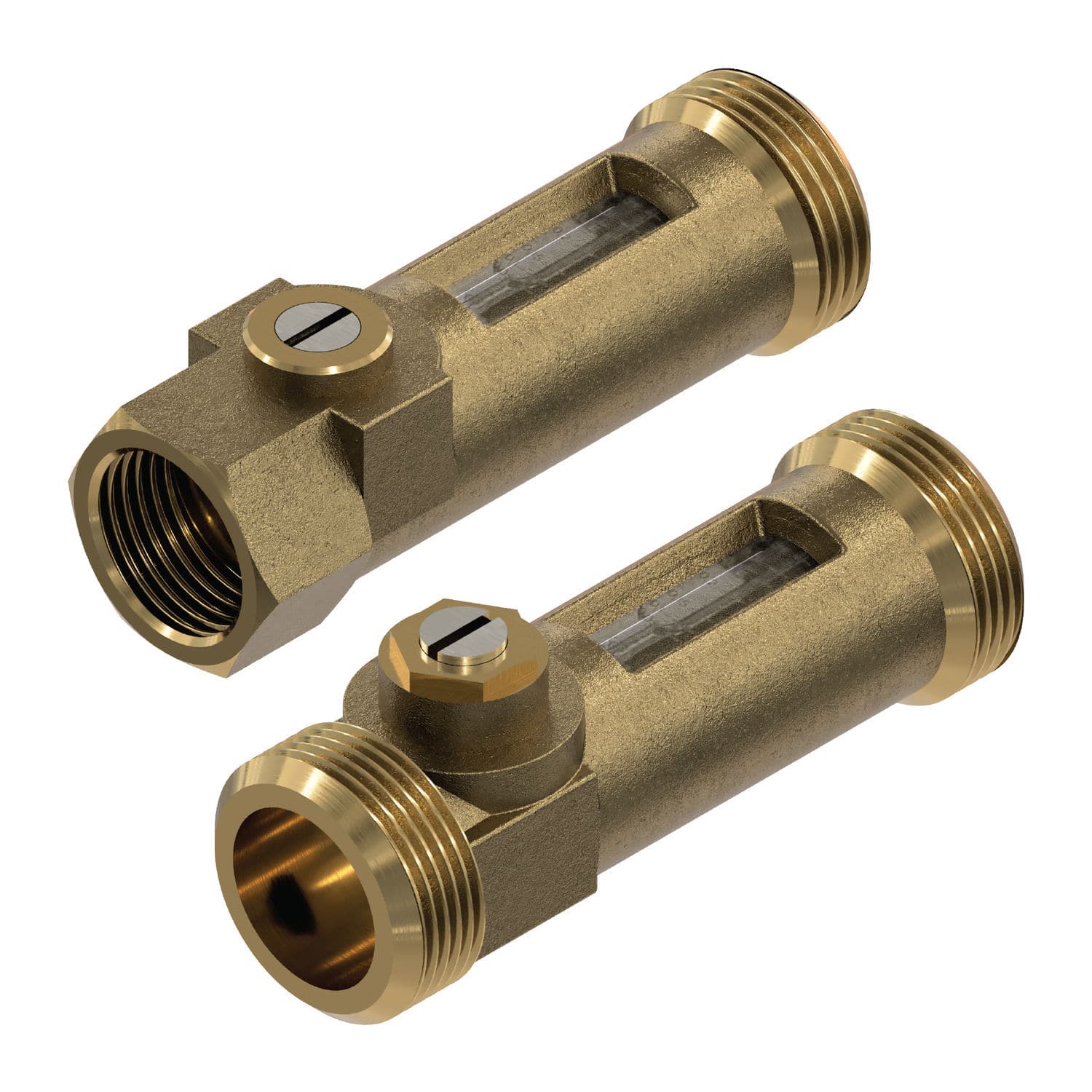 Water flow meter - HPS International - brass