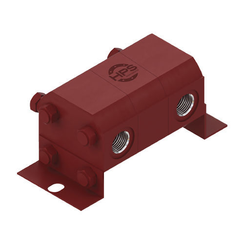 Gear flow divider - DR 2-9 - HPS International - 2-way / hydraulic / steel