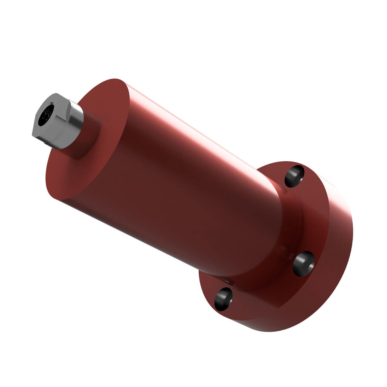 Round cylinder - VZA series - HPS International - hydraulic / double-acting / industrial