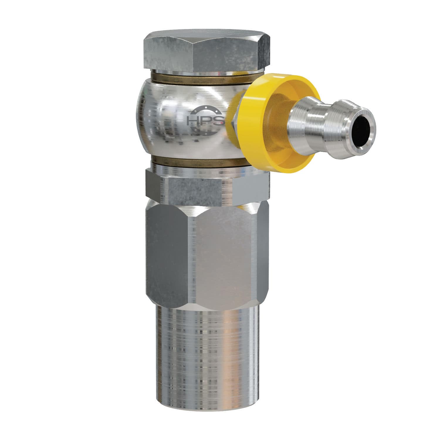 Cooling fitting - HPS International - hydraulic / barbed / elbow