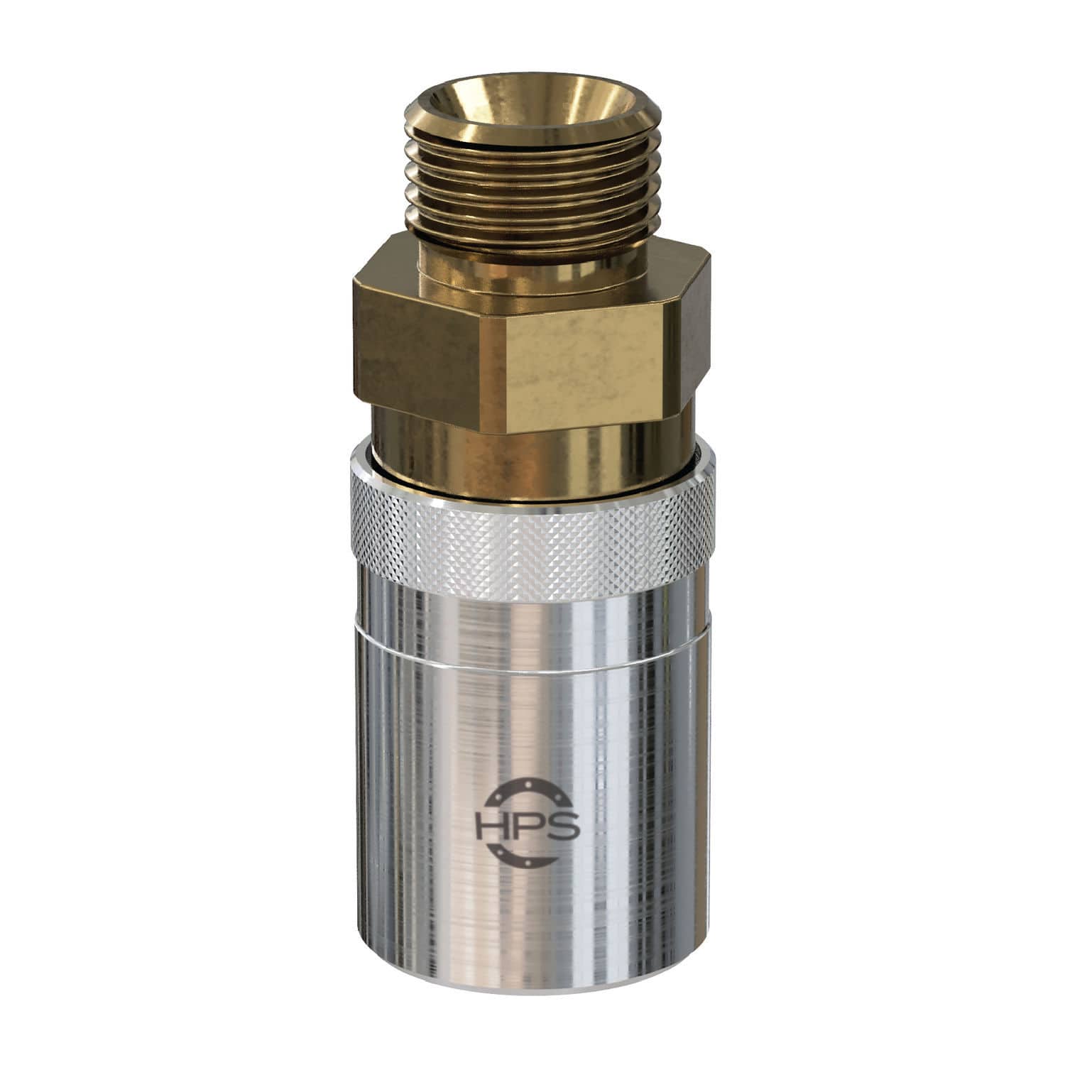 Hydraulic fitting - HPS International - socket / threaded / brass