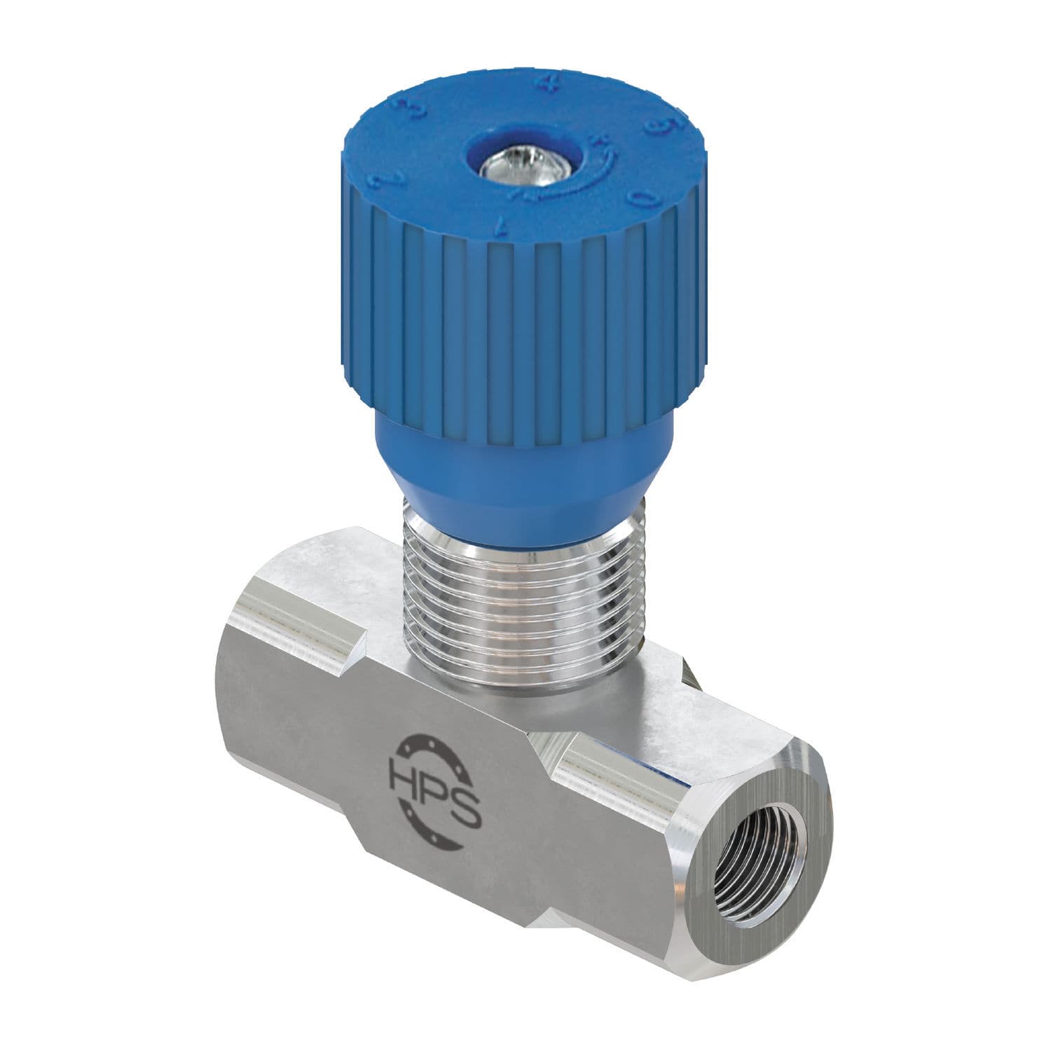 Flow control valve - HPS International - plug / with handwheel / female