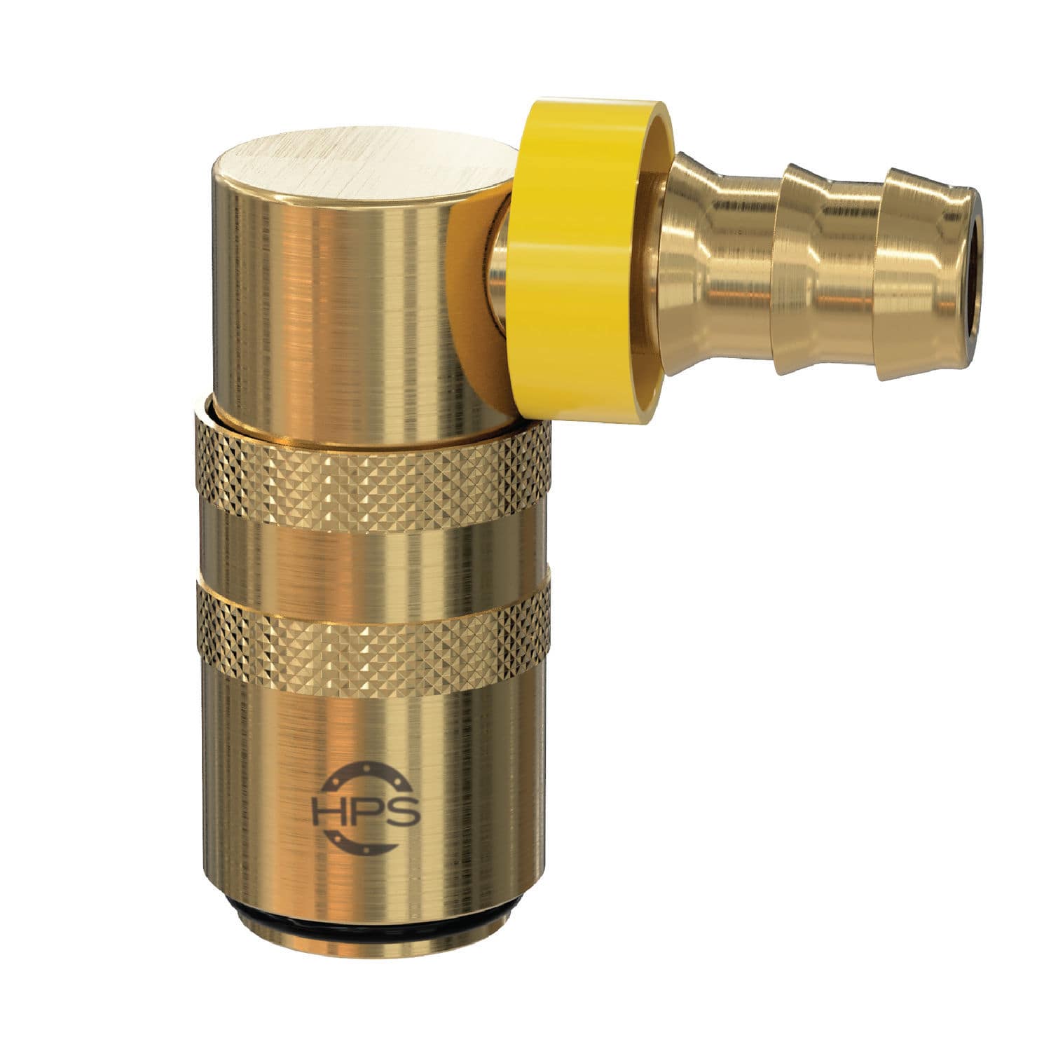 Hydraulic fitting - HPS International - quick / socket / 90° angle