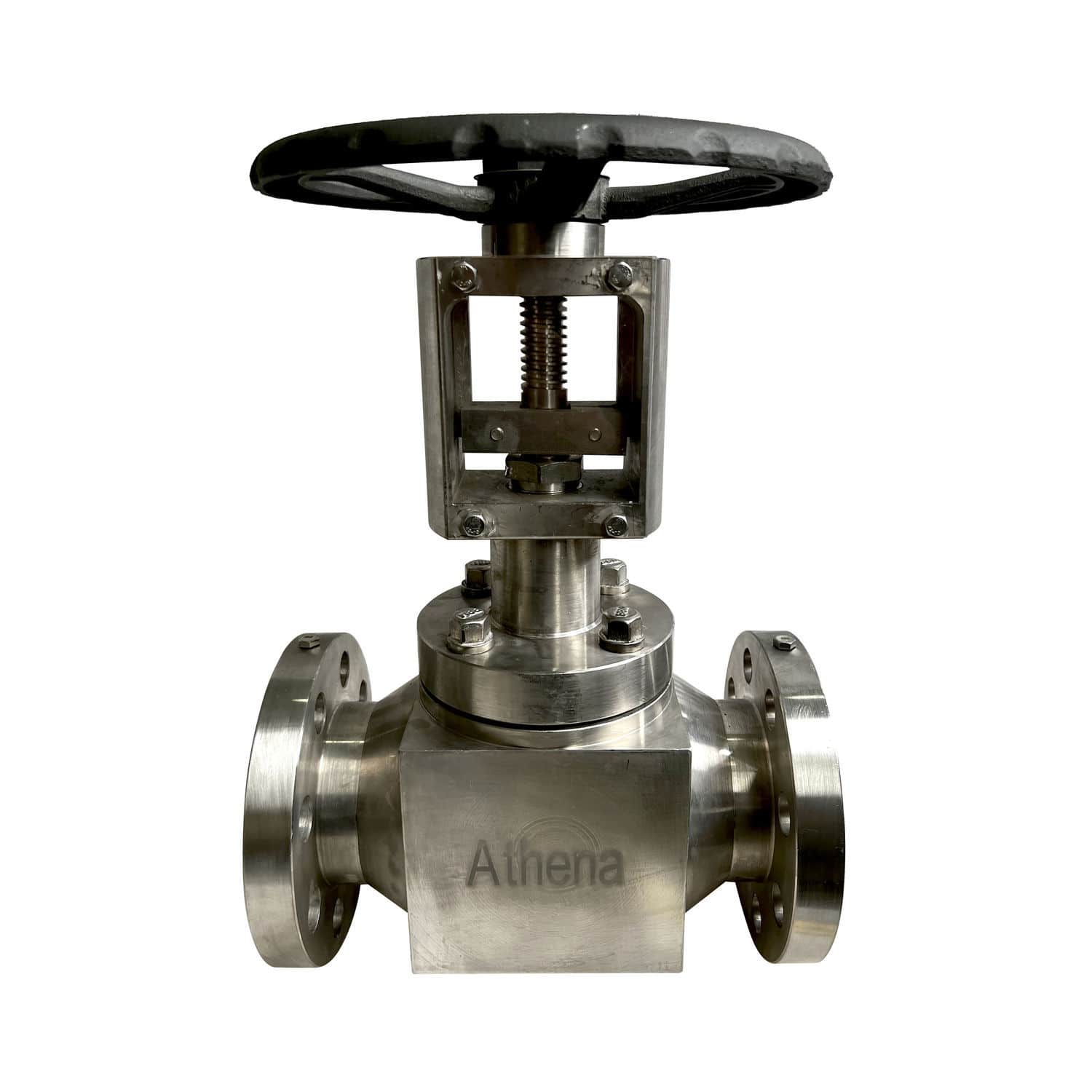 Globe valve - Athena Engineering S.r.l. - with handwheel / pneumatic ...