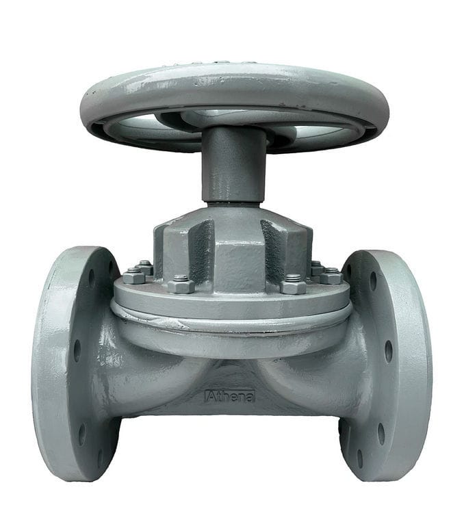 Diaphragm valve - Athena Engineering S.r.l. - with handwheel ...