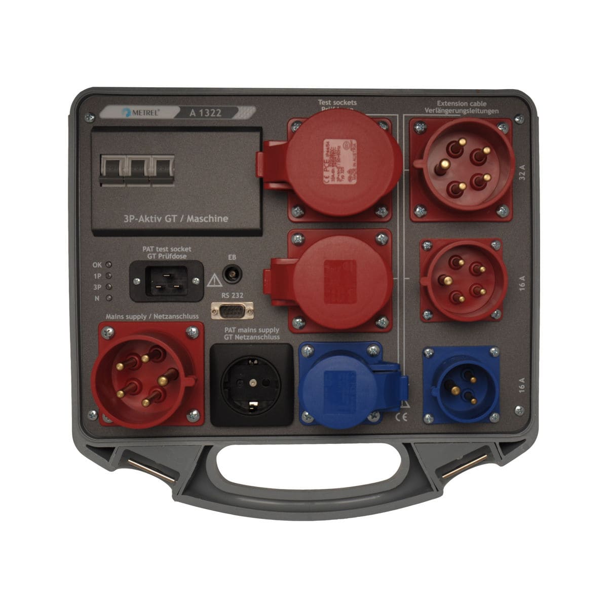 RCD tester - A 1322 Active 3-phase Adapter - METREL - leakage current ...