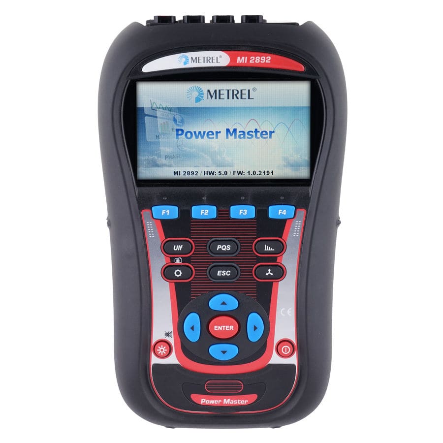 Electrical network analyzer - MI 2892 Power Master - METREL - power ...