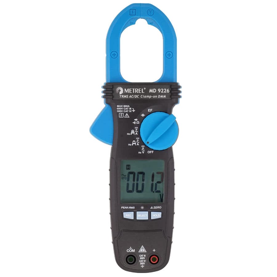 Digital clamp multimeter - MD 9226 - METREL - portable / 600 V / 300 V