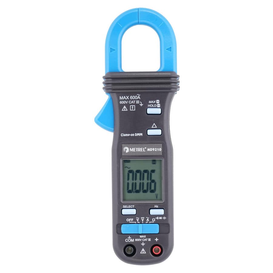 Digital clamp multimeter - MD 9210 - METREL - portable / 600 V / 600 A
